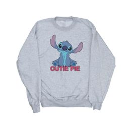 Disney - "Lilo And Stitch Stitch Cutie Pie" Sweatshirt f&uuml;r M&auml;dchen (Grau)