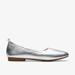 Clarks Fawna Soft Silver Metallic Schuhe