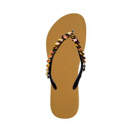 Uzurii Hellbraune Flip-Flops