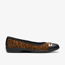 Clarks Wiesenrose Leopardenmuster-Schuhe