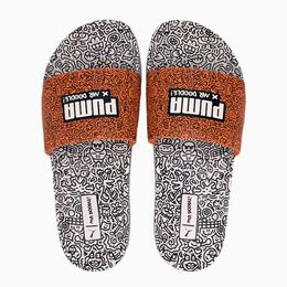 Puma x Mr Doodle Leadcat 20 Multicolor Womens Flip-Flops
