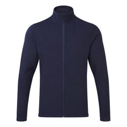 Premier Mens Recyclight Microfleece Full Zip Jacke (Marine)