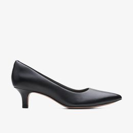 Clarks Shondrah Jade schwarze Leder Schuhe