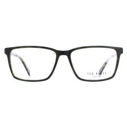 Ted Baker Rectangle Herrenbrille Braun Schildpatt