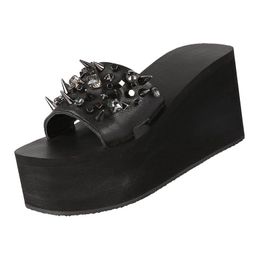 Uzurii Deluxe Sandalen-Flip-Flop Schwarz