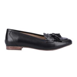 Hush Puppies - Damen Halbschuhe "Marissa", Leder (Schwarz)
