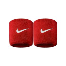 Nike - 2er-Pack Swoosh Armband (Scharlachrot/Wei&szlig;)
