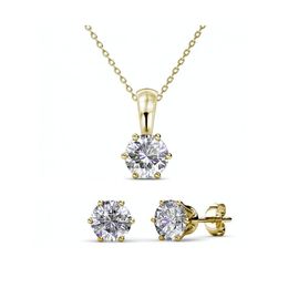 Geburtsstein-Set - Gold und Kristall