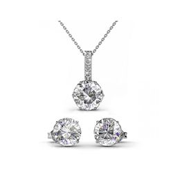 Kristine Set - Silber und Kristall