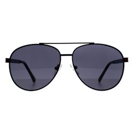 Guess GF5110 01A gl&Atilde;&curren;nzend schwarz grau Sonnenbrille