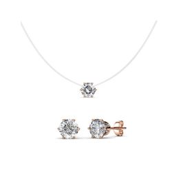 Meerjungfrau Set - Rose Gold und Kristall