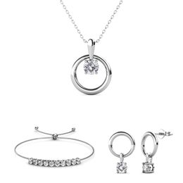 Mia Octavia Sets - Silber und Kristall