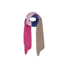 Pieces Mehrfarbiger gerippter Strickschal