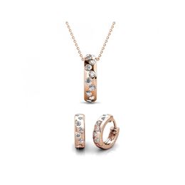Set Freude: Rose Gold und Kristall