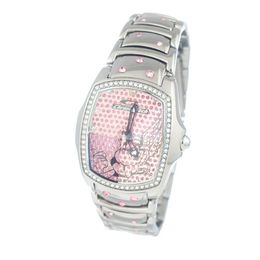 Chronotech Tweety Pink Glitzer Uhr