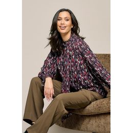Irina-Print-Bluse Taupe / Multi