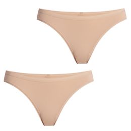 Packung mit 2 Damen-Micromodal-Thongs Q105