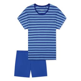 Schiesser Damen Pyjama Casual EssentialsSchlafanzug, Pyjama Set, Nachtw&auml;sche