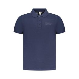 Accademia Militare Blau Baumwolle Herren Poloshirt