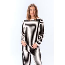 Gestreiftes Hemd &ndash; Schwarz