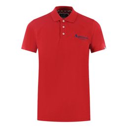 Aquascutum London Klassisches rotes Poloshirt
