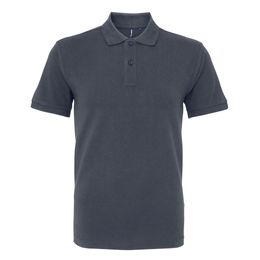 Asquith & Fox Herren Bio-Poloshirt in klassischer Passform (Graphit)