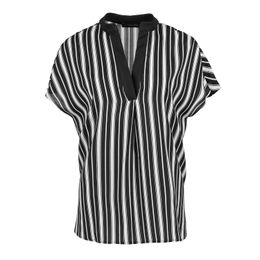 Blau-wei&szlig; gestreiftes &auml;rmelloses Top