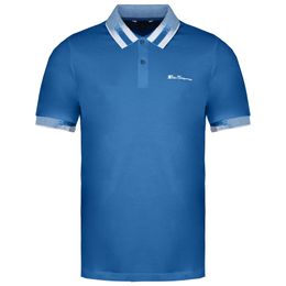 Ben Sherman Kragen Interesse Herrenblau Polo -Hemd
