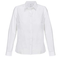 SOLS - "Bailey" Hemd f&uuml;r Damen, Popelin, Lang&auml;rmlig (Wei&szlig;)
