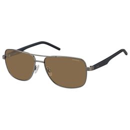 Polaroid Blaue Metallsonnenbrille