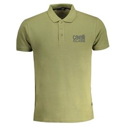 Cavalli Class Bold Logo Gr&uuml;nes Poloshirt
