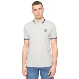 CrossHatch - "Changra" Poloshirt f&uuml;r Herren (Grau meliert)