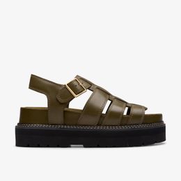 Clarks Orianna Twist Dunkeloliven Lea Sandalen