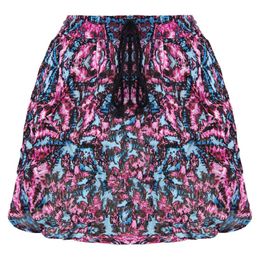 Vans der Wand Stretch Taillenb&ouml;den gedruckte Damenshorts V095fxg