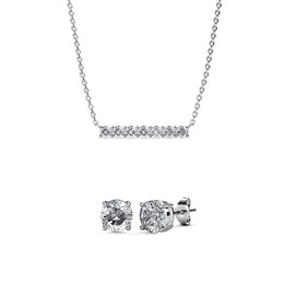 Mary Myriad Geburtsstein-Sets - Silber und Kristall