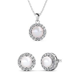 Perlen-Reifen-Sets - Silber und Kristall