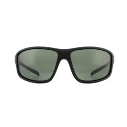 Montana Sonnenbrille SP313A Schwarzer Gummi Gr&uuml;n G15 Polarisiert