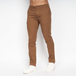 CrossHatch - "Roysden" Chino f&uuml;r Herren (Zimt)