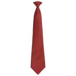 Premier - "Colours Fashion" Krawatte Zum Anklemmen f&uuml;r Herren/Damen Unisex (Burgunderrot)