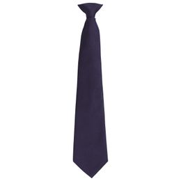 Premier - "Colours Fashion" Krawatte Zum Anklemmen f&uuml;r Herren/Damen Unisex (Marineblau)