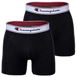 Champion Boxershorts 2er Pack Baumwolle Logobund