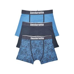 Lambretta - Boxershorts f&uuml;r Herren(3er-Pack) (Marineblau)