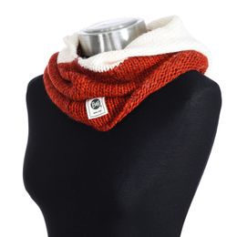 Buff Kapuze mit gestricktem Kragen 94300 Frau
