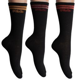 Fila 3er-Pack Lange Baumwollsocken F3266 f&uuml;r Damen