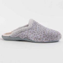 Northome Hausschuh Louslip Grau
