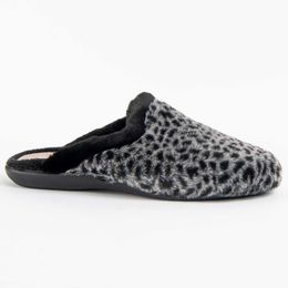 Northome Hausschuh Louslip Schwarz