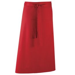 Premier Unisex Colours Barsch&uuml;rze (lange kontinentale Form) (2er-Pack) (rot)