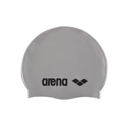 arena - "Classic" Schwimmkappe f&uuml;r Herren/Damen Unisex (Silber/Schwarz)