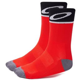 Oakley Hydrolix Herren radeln rote schwarze Socken 93285 465