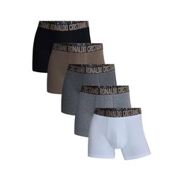 CR7 Cristiano Ronaldo Herren Trunk Cotton Stretch & Travel Bag 5-Pack Unterhose, Unterw&auml;sche, Boxer